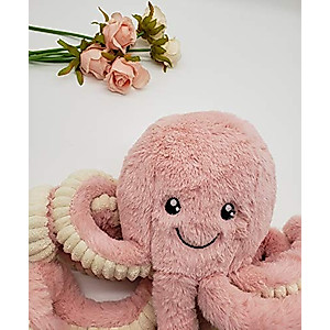 My Super Star Octopus Stuffed Animals Plush Toys for Kids Girls Boys Friends Family Birthday Xmas Gift Present Sea Critters (Pink, Medium (15.7''))
