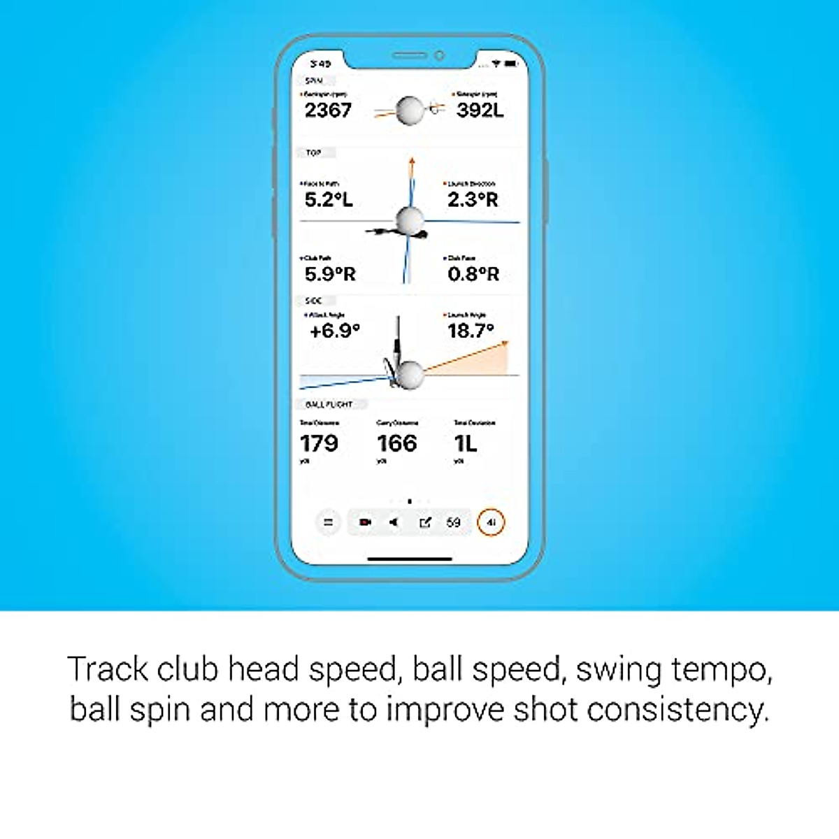 Garmin Approach R10, Portable Golf Launch Monitor, Take Your Game Home, Indoors or to The Driving Range, Up to 10 Hours Battery Life with Signature Series Cloth