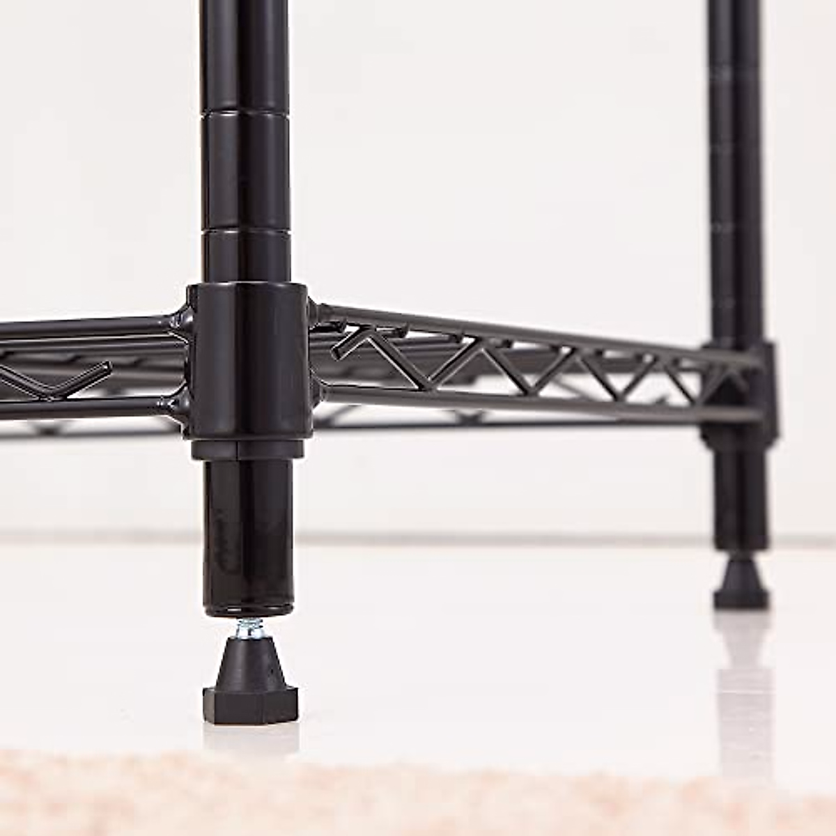 MZG Steel Heavy Duty 5-Tier Utility Shelving Unit Steel Organizer Wire Rack for Home,Kitchen,Office (24-in W x 14-in D x 63-in H)