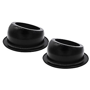 Custom Install Parts Pair of 6.5" Install Universal Angled Speaker Enclosures Boxes Pods Surface Mount