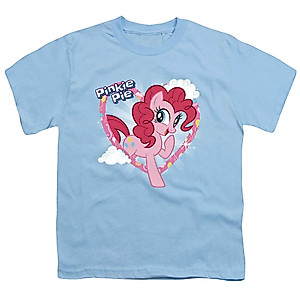 My Little Pony Tv Pinkie Pie Unisex Youth T Shirt, Light Blue, Small