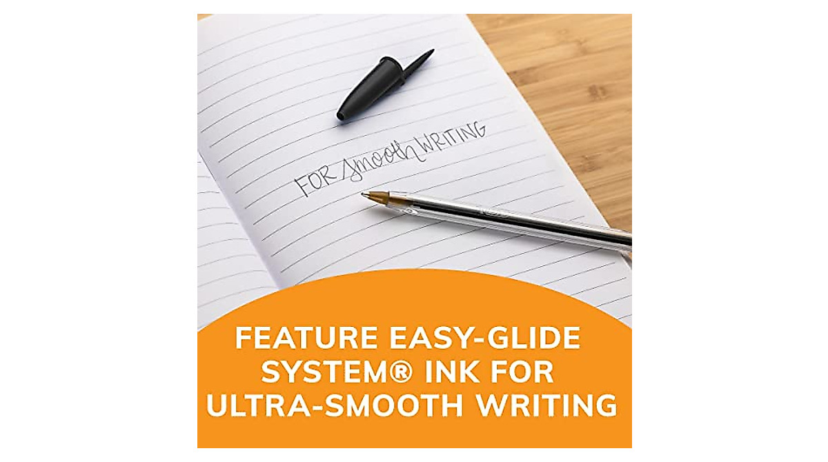BIC Cristal Xtra Smooth Pen - 24 Pack for Vibrant Writing