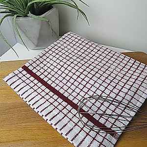 Samuel Lamont Poli-dri Cotton Tea Towel Burgundy