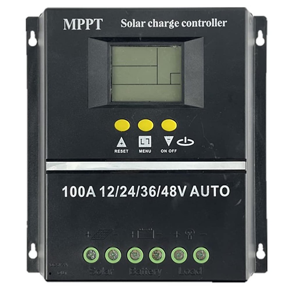 PWM 100A 12V 24V 36V 48V Solar Panel Charge Controller Solar PV Battery Charger with LCD MPPT Solar Controller