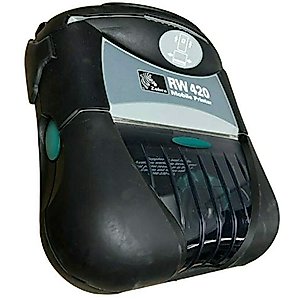 RW420 Barcode Label/Receipt Mobile Printer, Wireless Bluetooth, Rugged, 4 Inch, Direct Thermal, USB Comm Port, Belt Clip, Charger