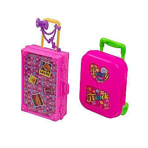 AUEAR, 2 Pcs Fashion Travel Hard Suitcase Box Reception Accessories Gift Luggage for Wedding Decoration