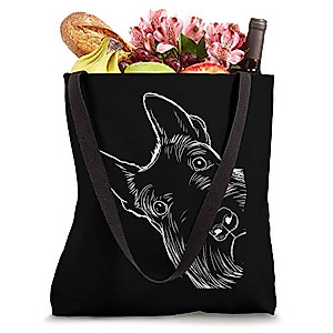 Funny Scottie Dog Scottish Terrier Tote Bag