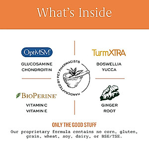 Breedwise Pet Provisions Mobility Bites for Dogs, Bacon-Flavored Glucosamine Dog Treats, Hip Health and Joint Supplement for Dogs, 100 Bites, 450 g