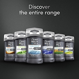 Dove Men+Care Deodorant Stick Moisturizing Deodorant For 72-Hour Protection Clean Comfort Aluminum Free Deodorant For Men, 3 Ounce (Pack of 2)