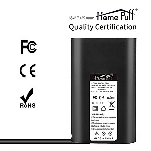 Power Charger 65W Fit for Dell Latitude 5490 5500 5290 6230 7240 3340 6430 7490 7404 6520 5450 5530 5580 5590 7204 Laptop AC Adapter