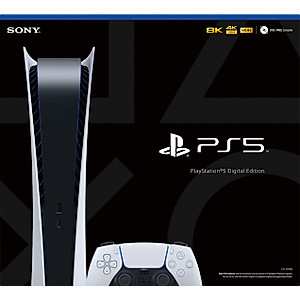 Sony Playstation 5 Digital Edition PS5 Console (Disc *Free)