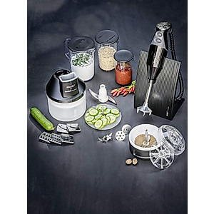 Bamix 1000ml Graduated BPA-Free Blending Pitcher with Handle Jug – Practical and Durable Container – Perfect Accessory to Immersion Blenders – Freezer, Microwave, and Dishwasher Safe