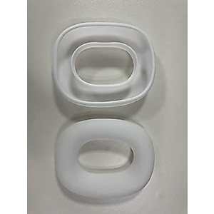 CONVELIFE Replacement Soft Silicone Ear Pads Internal Earpads Cushions Protectors Covers Accessories Compatible with Apple AirPods Max Headphones - White