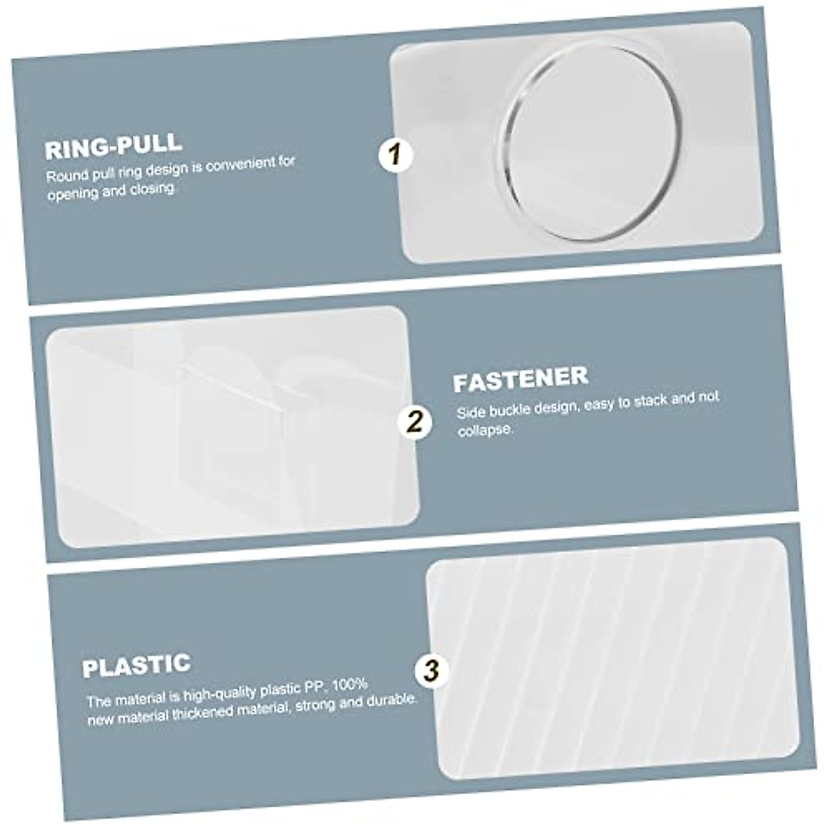 Amosfun 2 pcs plastic transparent shoe box underwear drawer cabinet drawer storage drawers stackable shoe case bins shoes organizer for closet clothes Simple Shoes Case Creative Shoes Case