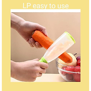 Vegetable Peeler with Container to Store Peel, Multi-functional Potato Orange Apple Peeler for Kitchen