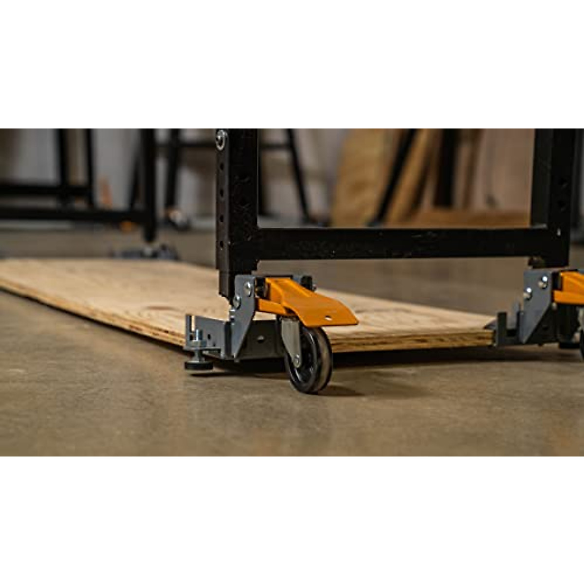 Bora Portamate Mobile Base Kit PM-1100 - Heavy Duty, Universal, Customizable, Adjustable Rolling Set, Dolly Roller Frame and Casters for Moving Equipment, Tools, Machines - 400 lb Capacity