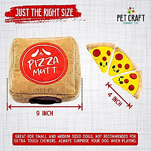 Pet Craft Supply Hide and Seek Plush Dog Toys Crinkle Squeaky Interactive Burrow Activity Puzzle Chew Fetch Treat Hiding Brain Stimulating Cute Funny Toy Bundle Pack for Small and Medium Dogs Puppies