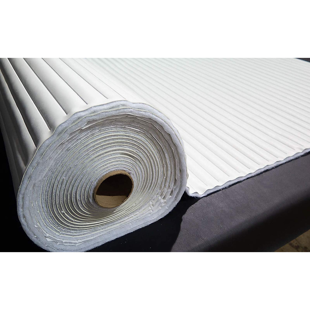 Pleated Marine Vinyl Upholstery Fabric Bright White 54" Wide by The Yard Boat Auto