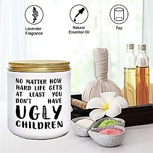 Mothers Day Gifts for Moms from Daughter Son 7oz Lavender Scented Candles Happy Birthday Gifts for Mom Funny Soy Eco-Friendly Long Lasting Handmade Natural Soy Max Candle Christmas Presents for Mom