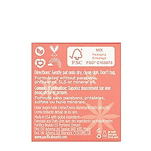 Pacifica Glow Baby Eye Bright Cream Cream Unisex 0.5 oz