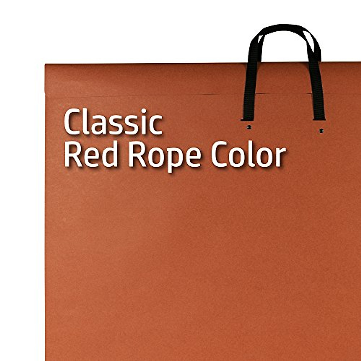 Star Products Wallet Port Whandle 220H Classic Red Rope Paper Artist Portfolio with Soft Woven Handle, 20" x 26"