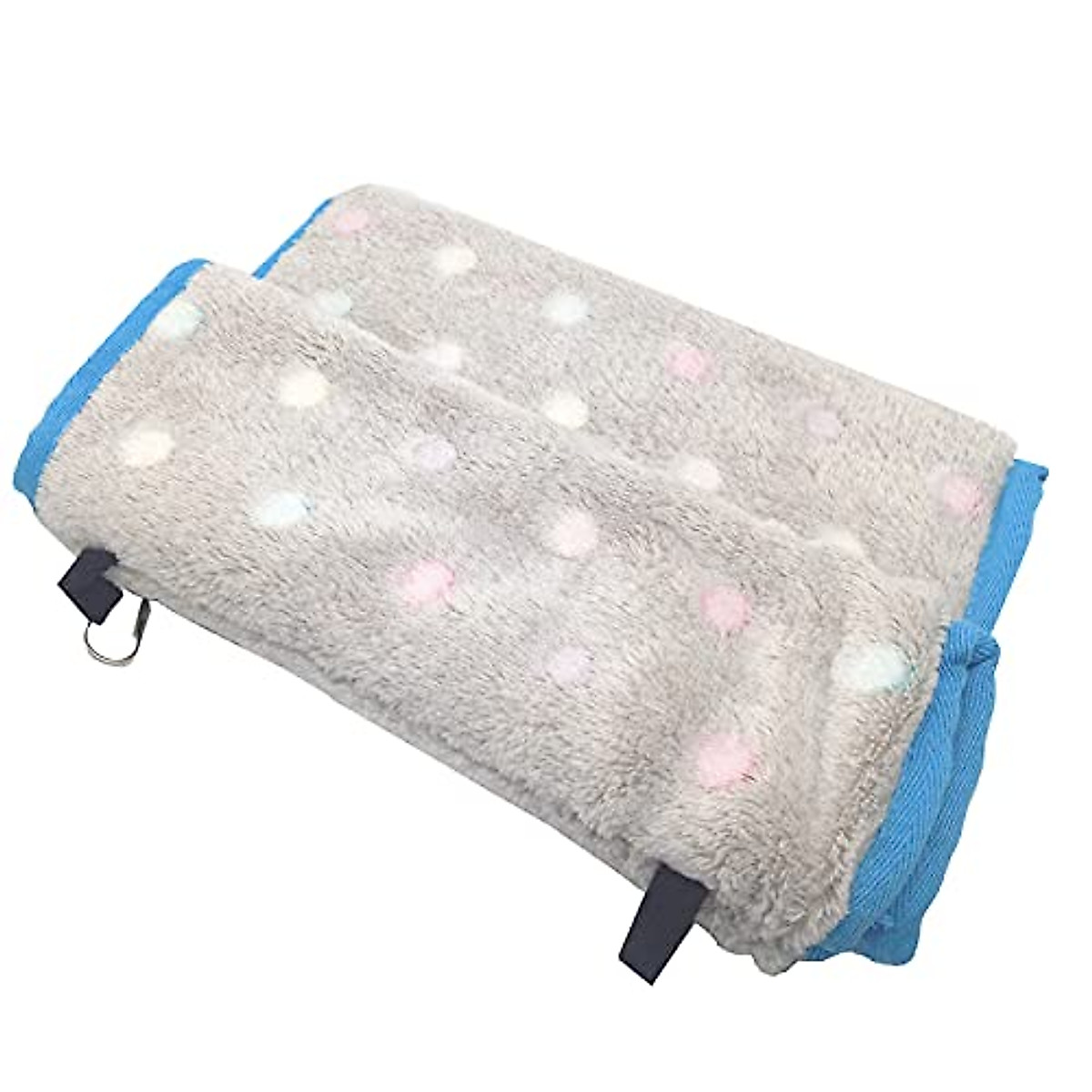 QINGSHENG 1pcs Parrot Nest Plush Snuggle Bird,Bird Nest House Bed,Parrot Finch Cage Snuggle Hut Hideaway(22x14x18cm/8.6x5.5x7in)