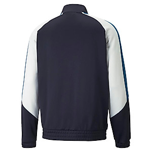 PUMA Mens King Athletic Outerwear Casual Full Zip - Blue - Size S