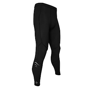 Men's Wetsuit Swim Compression Leggings | Dive Skins Surf Tights Water Sunprotection Pants | Quick dry Base layer Running Workout gym UPF 50+ (Black, M)