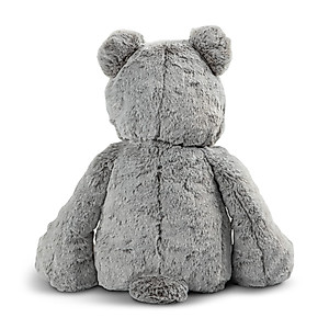 DEMDACO Here to Hug 12 Inch Grey and Brown Polyester Remembrance Plush Stuffed Animal