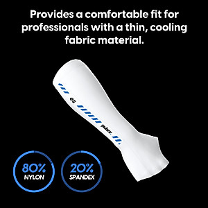 PULSAR eS Gaming Arm Sleeve for Esports Gaming Compression Sleeve, Palm Short L White