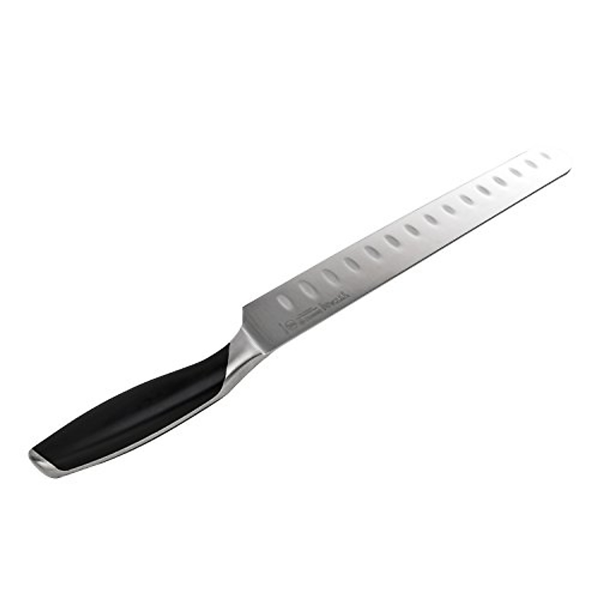 Mundial Titan 3427-11GE 11" Hollow Granton Edge Slicing Knife, Black Handle with Plastic Protective Sheath