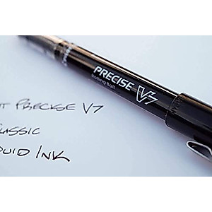 Pilot Precise V7 Stick Rolling Ball Pens Fine Point, Black Ink, 6 Pack