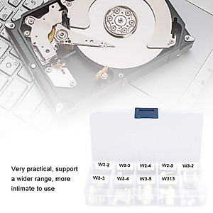 ASHATA 1 Set Hard Drive Repair Head Replacement Tool Kit White Hard Drive Combs Hard Disk Magnetic Head Data Recovery HDD Repairing Tool