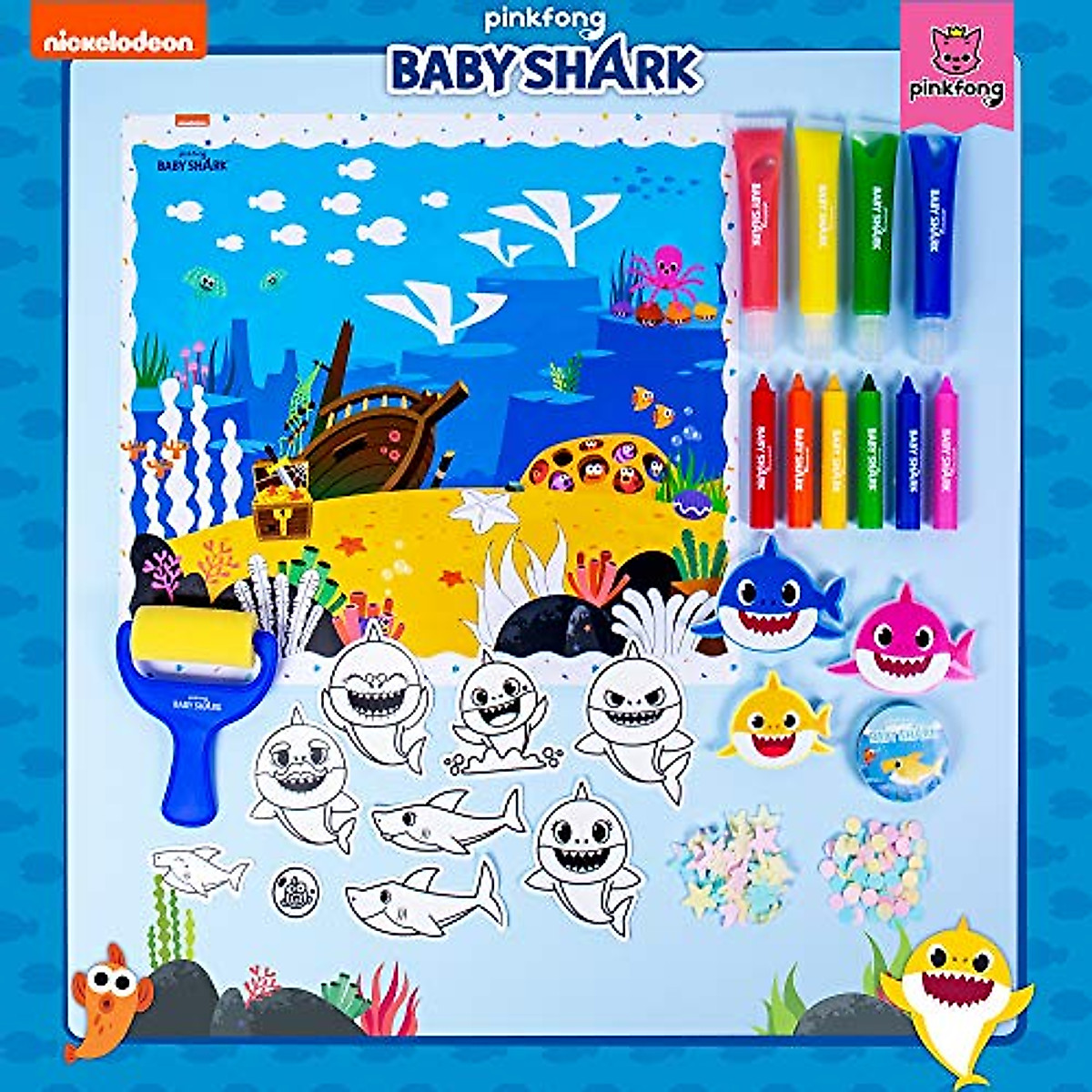 Baby Shark Ultimate Bath Art Studio by Horizon Group USA