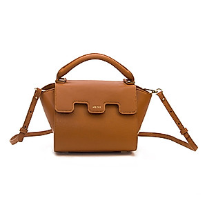 Mezzi Women's Mini Cosima Crossbody Bag Classic, Brulee