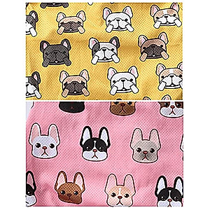 Cooling Dog Harness for Small Medium Dog Pet Ice-Cooling Clothes Comfort Fits Puppy Cooler Vest Shirt for Summer (Yellow, XL)