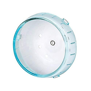 4.7 Inches Small Size Silent Hamster Wheel, Hamster Toys for Small Hamster Cage, Super Mute Spinner Exercise Running Wheel for Hamsters, Gerbils, or Mice (Blue)