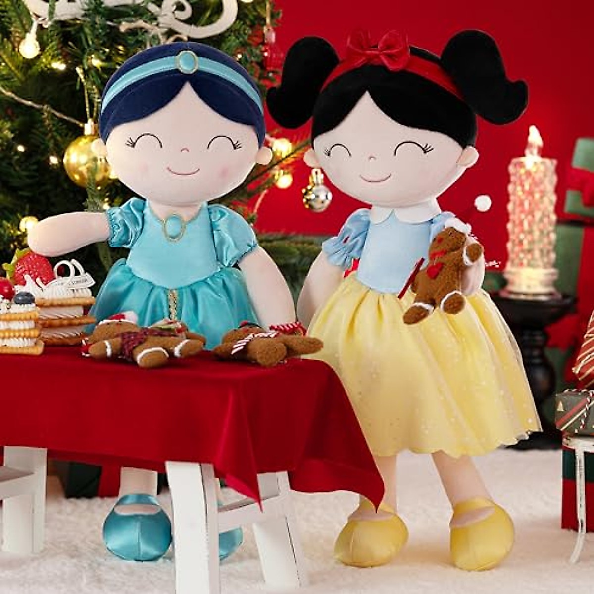 Gloveleya Dolls Princess Girls Toy First Baby Girl Gifts Soft Plush Manor Princess Doll Anne Green 16"