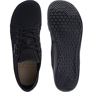 WHITIN Women's Water Shoes Swim Dry Quick Barefoot Aqua Sneakers Beach Minimalist Size 6 Zero Drop Sports Walking Surf Boating Fishing River Black 36