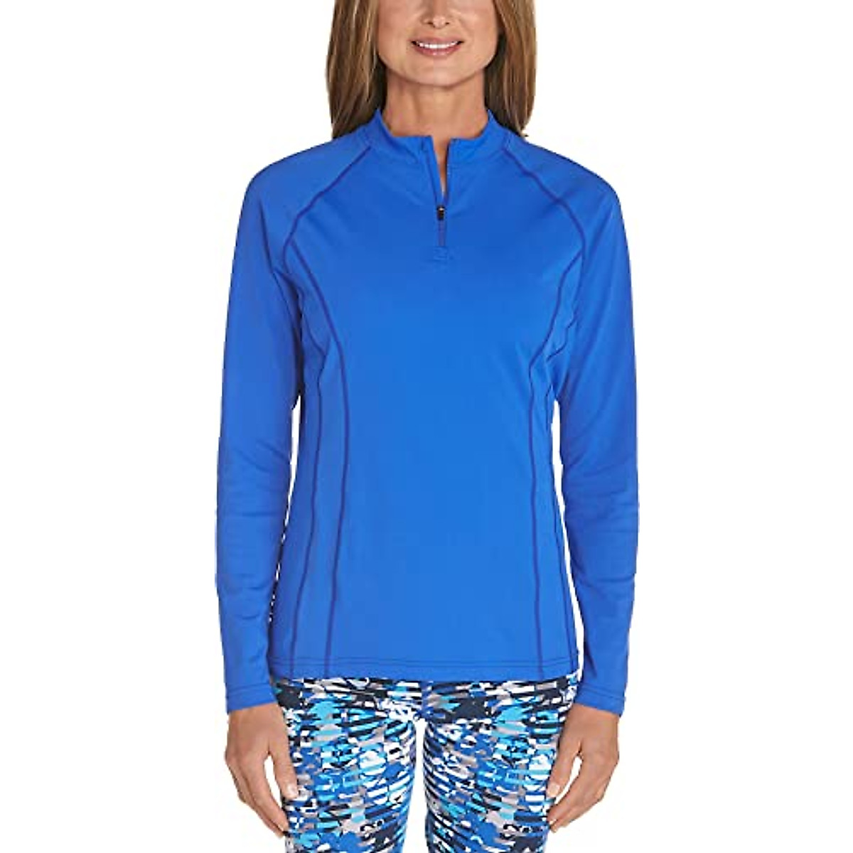 Coolibar UPF 50+ Women's Brighton Chlorine Resistant Bucket Hat - Sun Protective (Small/Medium- White)