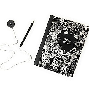 Secure Pen With Chain And Office Pen Holder Adhesive, Reception Counter Pen With 26" Ball Pen Chain, 4 Pens With Chain Attached Per Pack, Rubber Grip, Black Ink, Easily Refillable