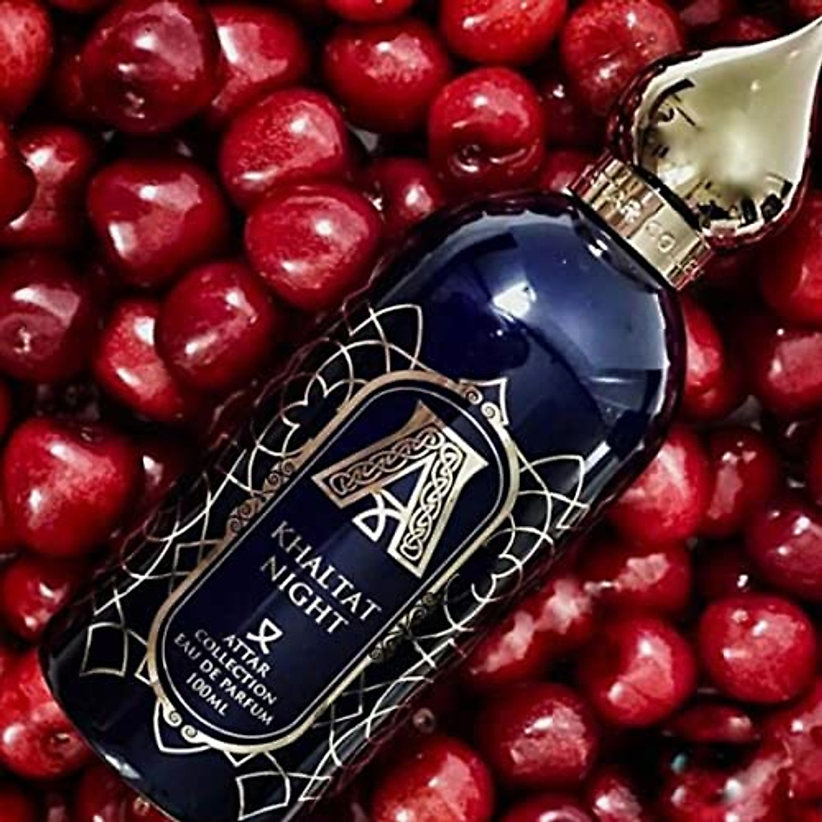 Attar Collection Khaltat Night - Cherry Sweet Fragrance - Eau De Parfum - Cherry, Red Apple, Vanilla, Patchouli & Musk - Perfume for Women & Men - 100ml/3.4fl oz