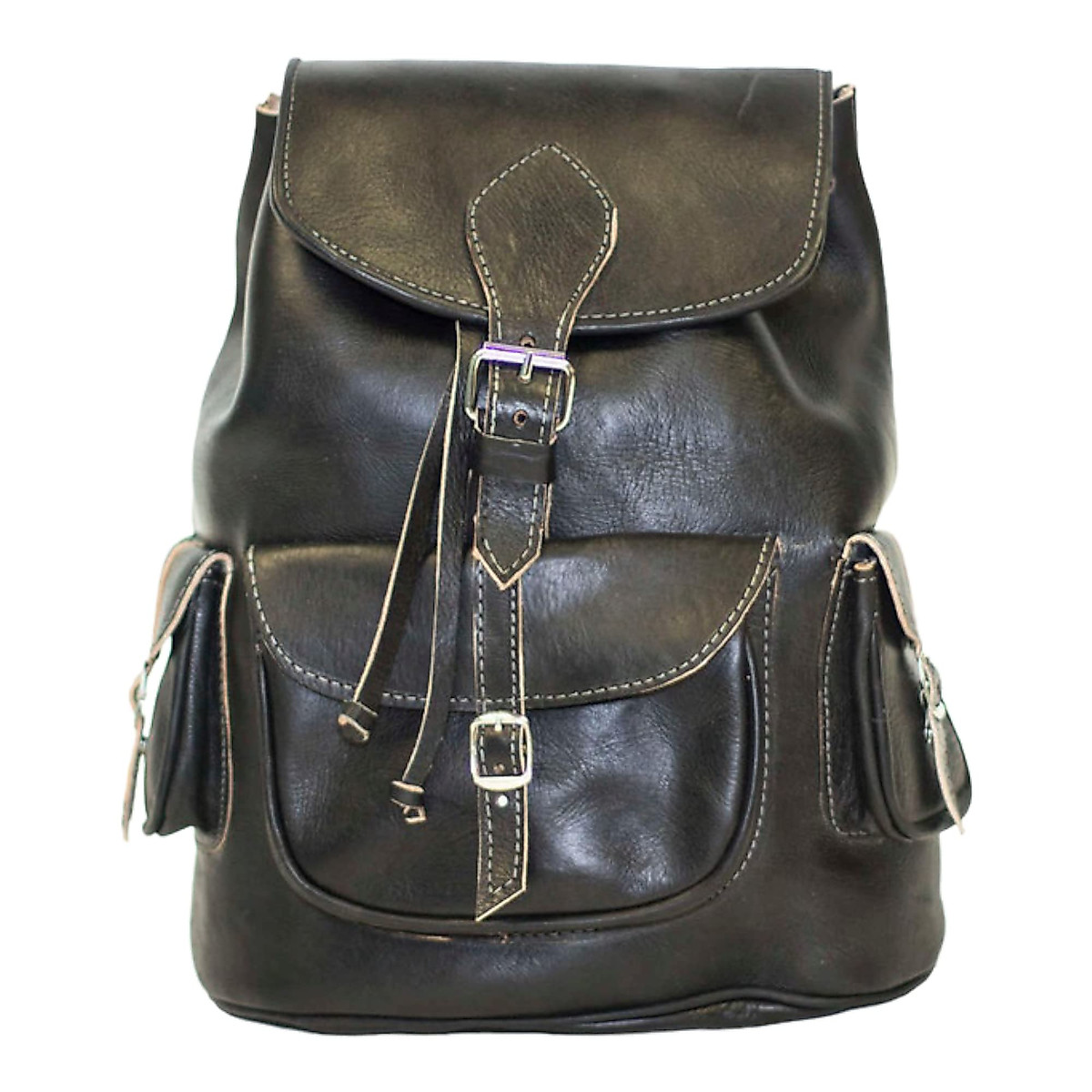 Backpack genuine leather backpack time resistance leather vintage shoulder bag handmade bags travel hiking rucksack casual daypack