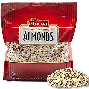 Mariani Nut - Sliced Premium California Almonds - Gluten Free, Kosher Certified - Stand Up 2lb Bag (Pack of 1)