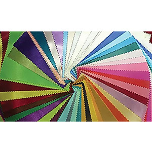 New Star Fabrics Medium Weight Satin Fabric, 60 Inches Wide, Perfect for Wedding Dresses, Costumes, and Elegant Decorations, Durable and Luxurious Charm (White, 10 Yards)