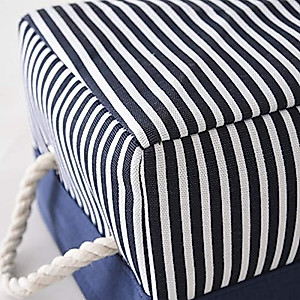 TcaFmac Cube Storage Bins, Containers for Organizing Basket for Gifts Empty,Shelves, Closet,Nursery Baby room 14(L) x 10(W) x 7(H) inches