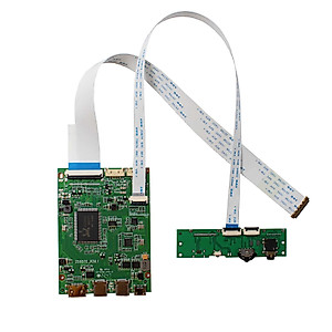 VSDISPLAY HD-MI Type C Controller Board Work for 11.6 13.3 14 15.6 17.3 inch 1920x1080 N116HSE-EA1 EA2 N133HSE-EA1 EA3 B140HAN01 B156HAN01 N173HCE-E31 30 Pin EDP LCD Screen