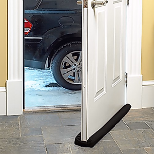 Twin Draft Guard 60232-DNA, Single, Black Extreme, Original Year-Round Insulator, Trademarked and Patented Under Door Draft Stopper