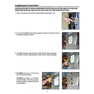 OdorStop OS361 36W UV Air Purifier with 16-in Bulbs