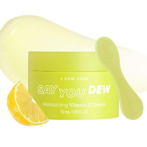I DEW CARE Vitamin C Face Moisturizer - Say You Dew | Korean Skin Care Routine Panthenol, Niacinamide, Non-irritating, Hydrate and Illuminate Glass Smoother Skin, Lightweight, 1.69 FL Oz